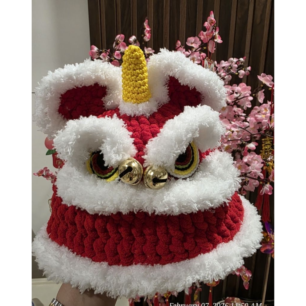 Jual Made by Mimochi - Topi Barongsai Rajut - Topi Imlek Anak | Shopee ...