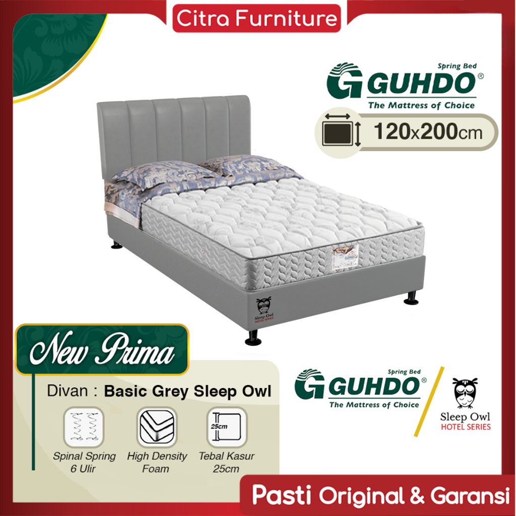 Jual Citra Furniture Guhdo Springbed New Prima 120x200x25 - Full set ...