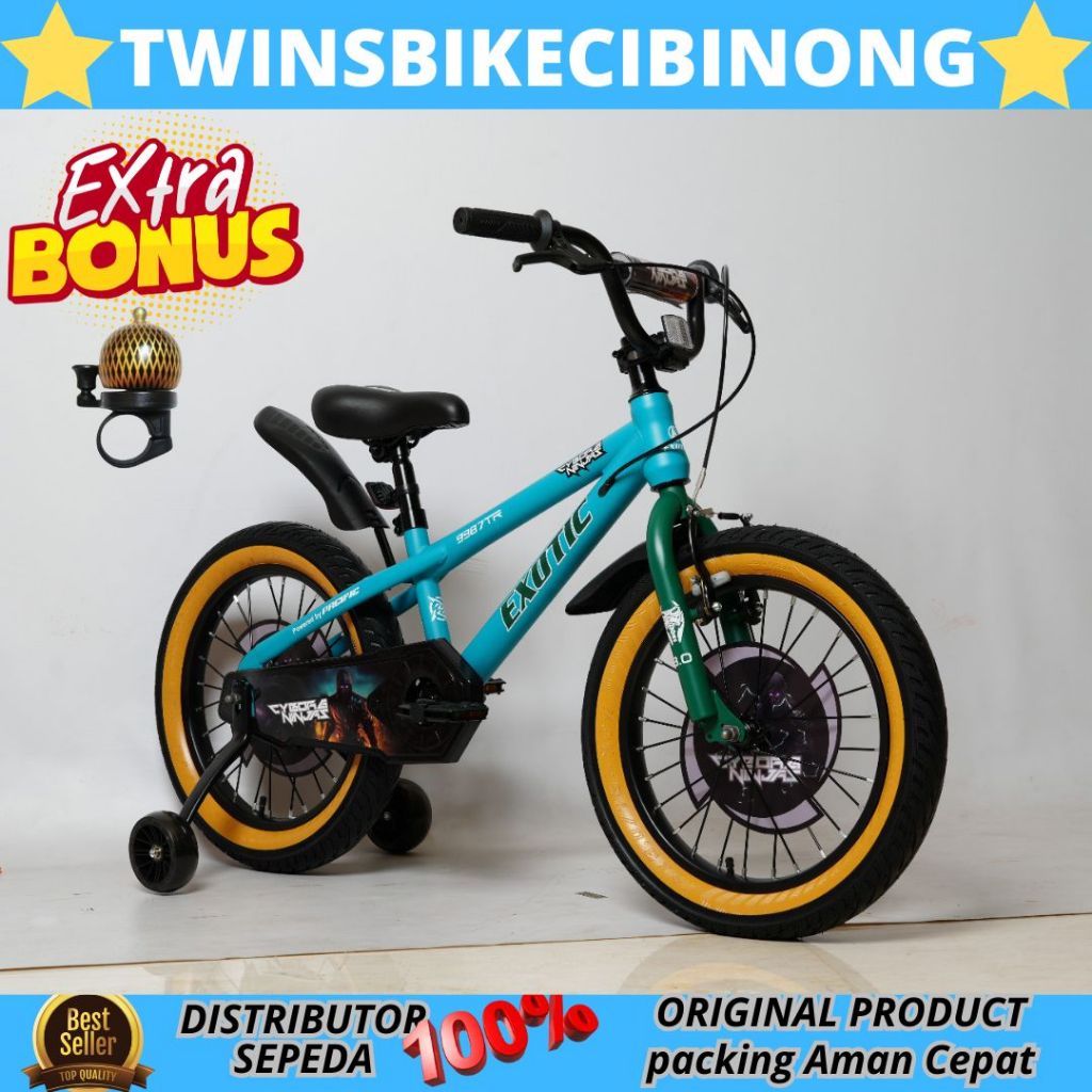 Jual Sepeda Anak 12 16 18 EXOTIC BY PACIFICBIKE 9987 TR BAN 3.0 ...