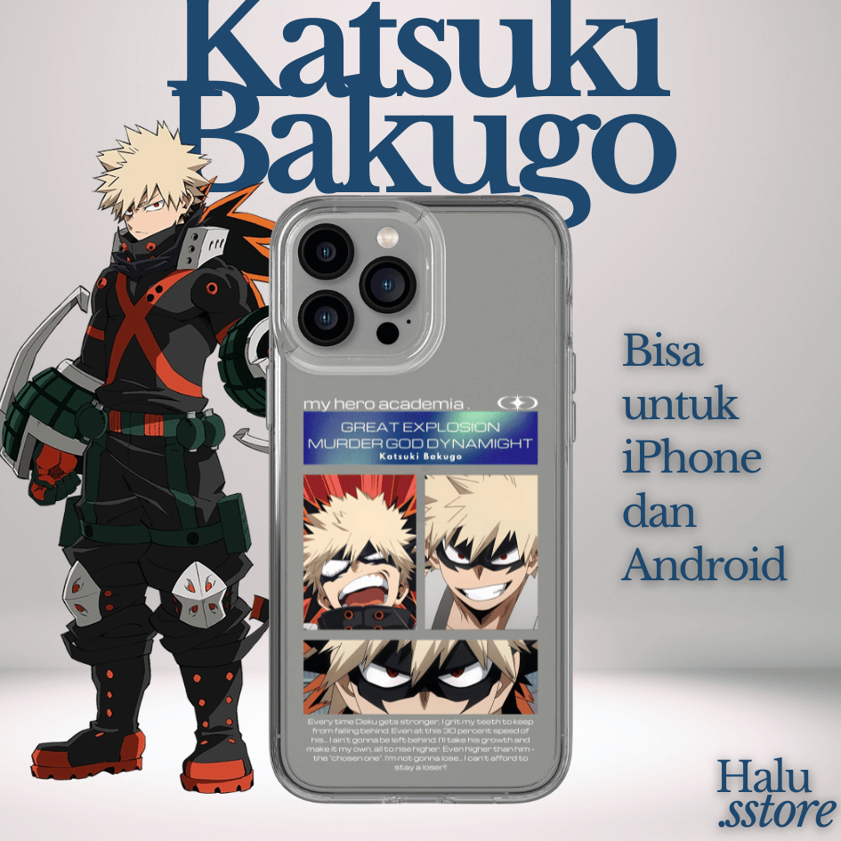 Jual Case Boku no Hero Academia | Clear Case Transparan iPhone Android ...