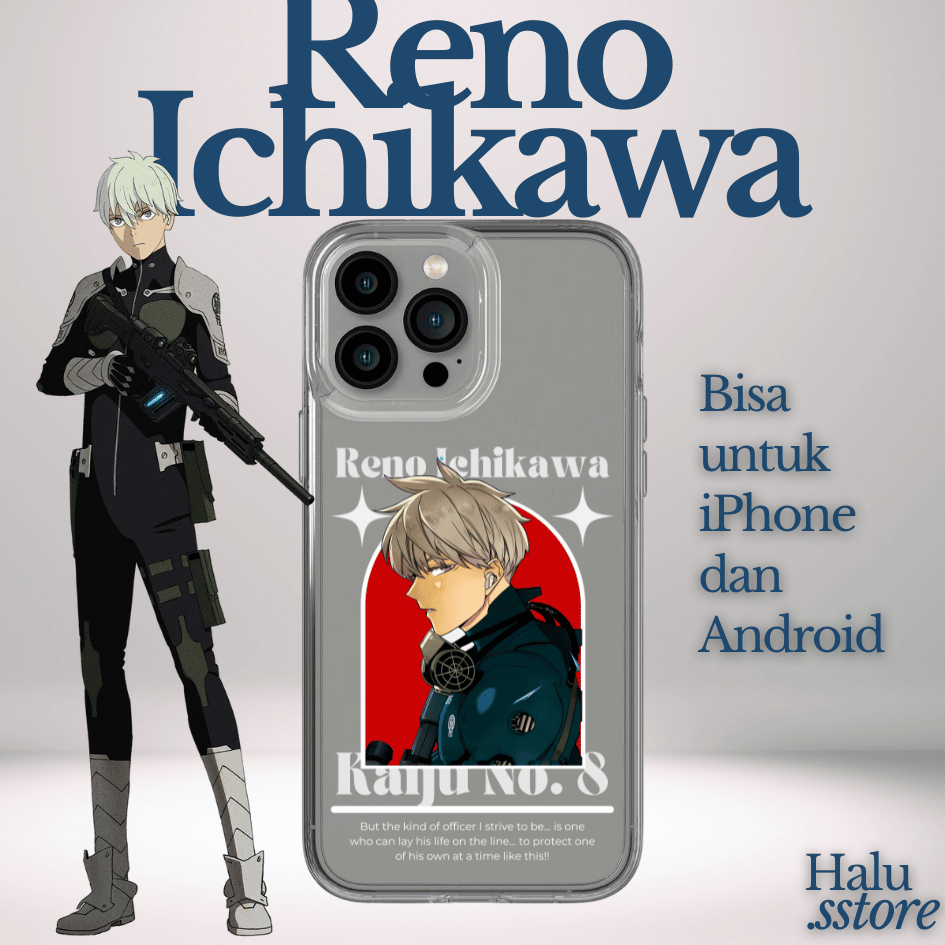 Jual Kaiju No.8 Reno Ichikawa | Clear Case Transparan iPhone Android ...