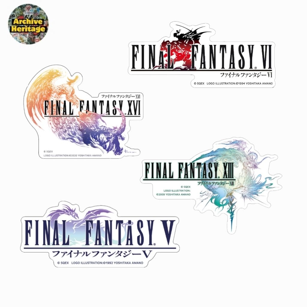 Jual sticker Final Fantasy japanese series video games anime wibu ...
