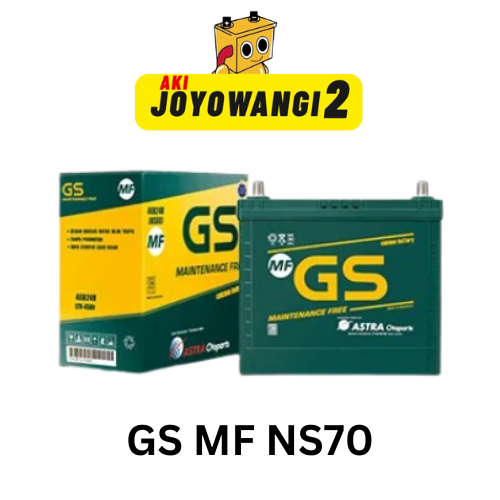Jual Aki Mobil 12V 65Ah GS MF NS70 / 65D26R – Aki Kering Bebas ...