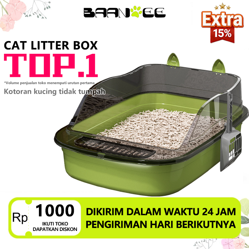 Jual Pet Litter Box Open - Cat Litter Box Model Terbuka - Tempat Bak ...