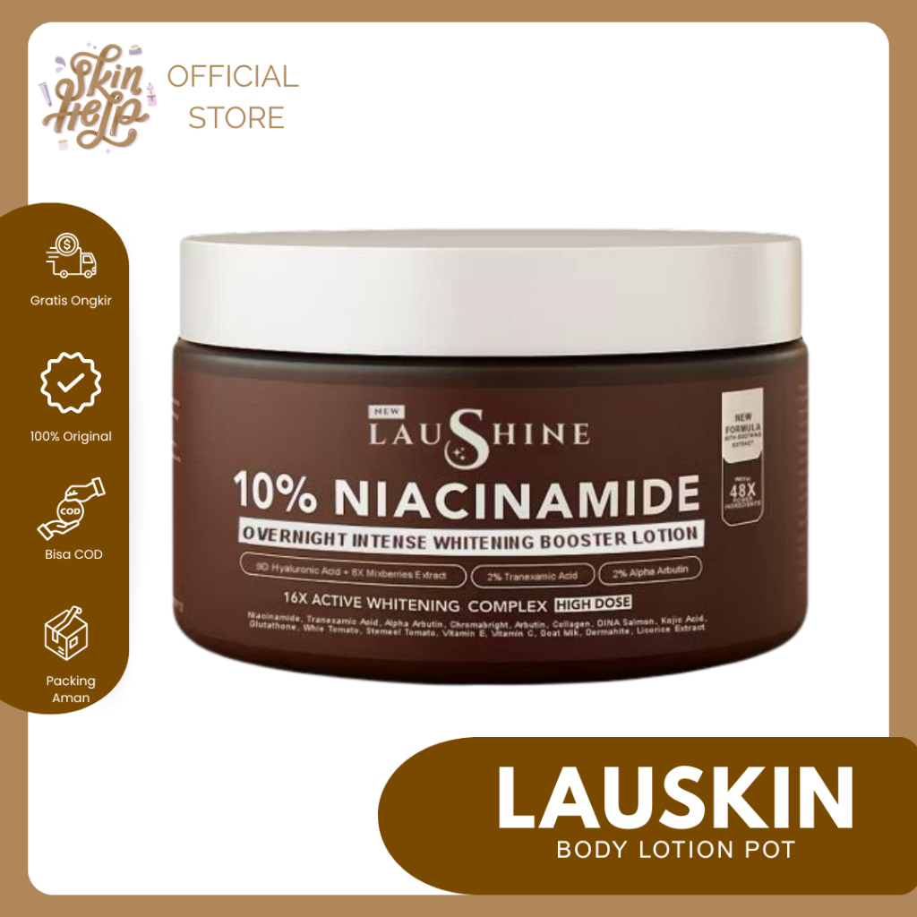 Jual (LAUSHINE) Lauskin - LOTION | Overnight Intense Whitening Booster ...