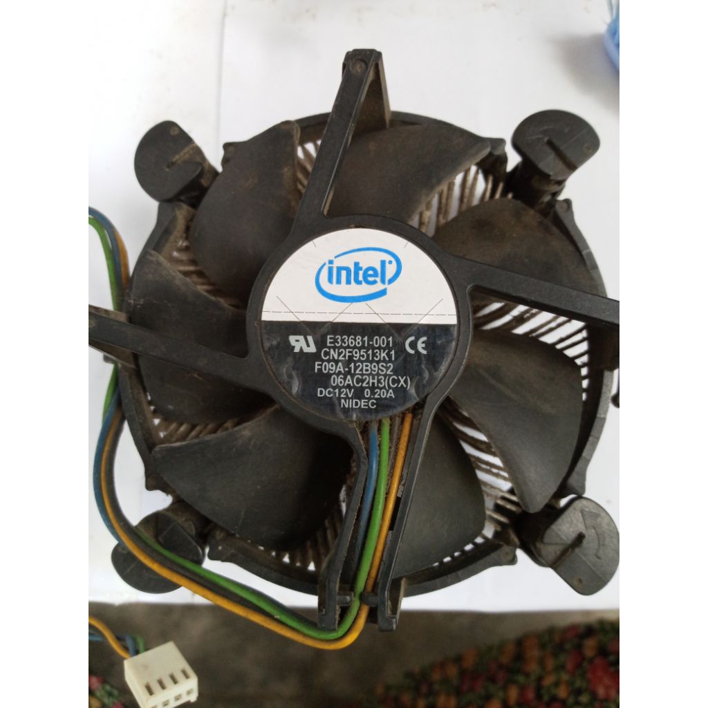 Jual Fan Heatsink Intel Original E33681-001 Nidec 12V 0.20A – Normal ...