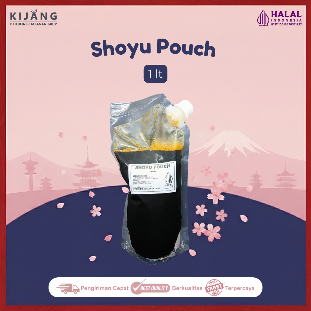Jual Shoyu Pouch 1 Lt | Kecap Asin Jepang | Soy Sauce Halal | Shopee ...