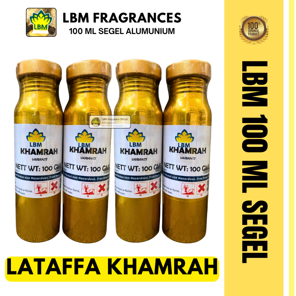 Jual Bibit Parfum KHAMRAH Arabian Packing 100 ML SEGEL LBM Fragrance ...