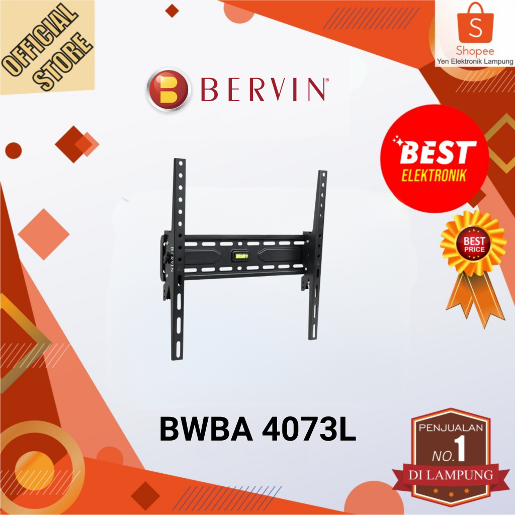 Jual Wall Bracket TV Bervin BWBA 4073L 32-75 Inch 50 Kg Load | Shopee ...