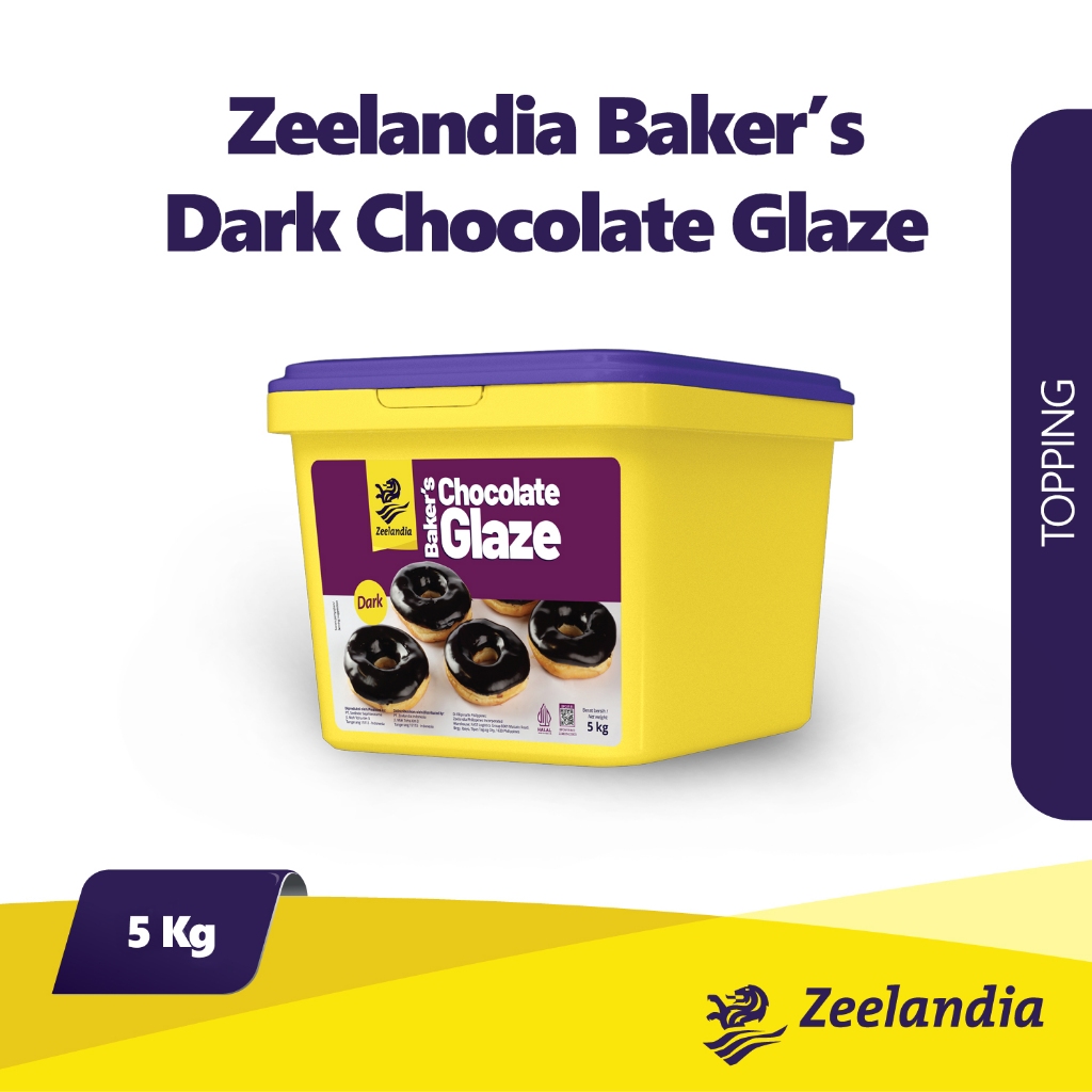 Jual ZEELANDIA BAKER'S DARK CHOCOLATE GLAZE 5 KG | Shopee Indonesia