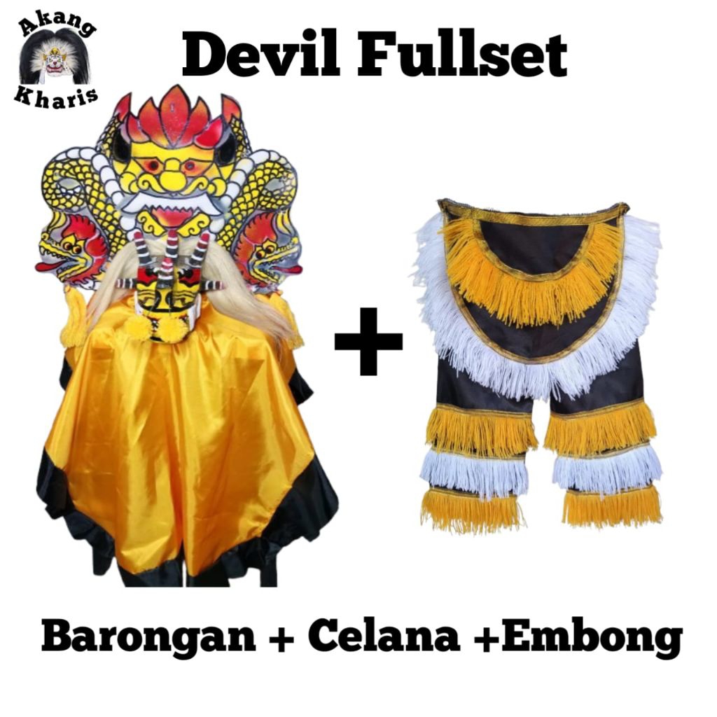 Jual Barongan devil FULLSET | Shopee Indonesia