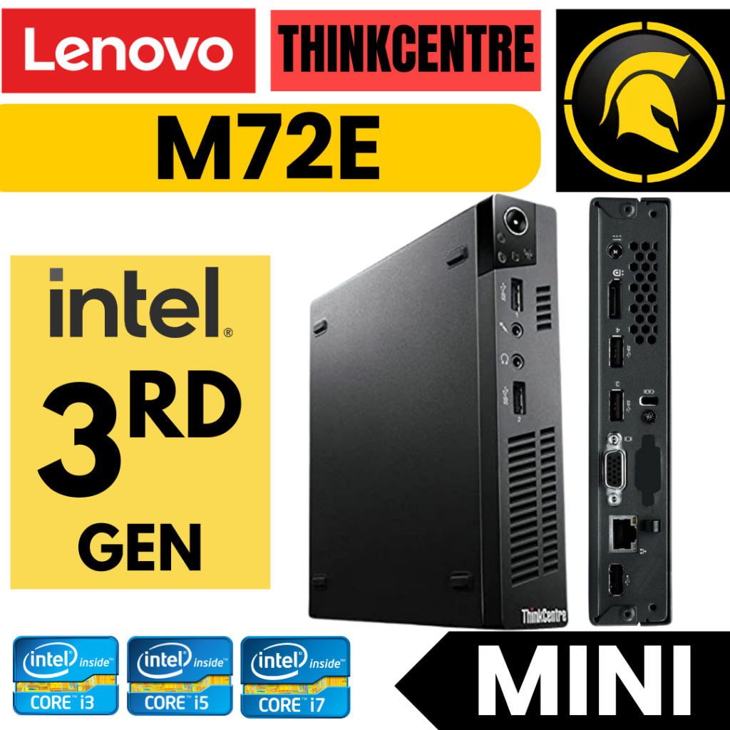 Jual PC Lenovo ThinkCentre M72e Tiny Intel Core i3 / i5 / i7 3rd Gen PC ...