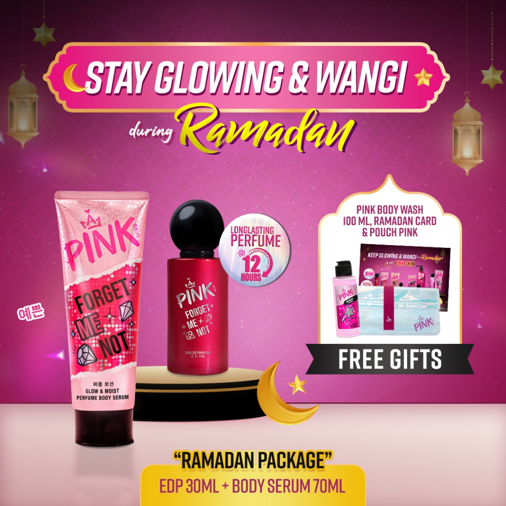 Jual [SPECIAL RAMADHAN] Pink Skin Perfume Body Serum 70ml, EDP 30ml ...
