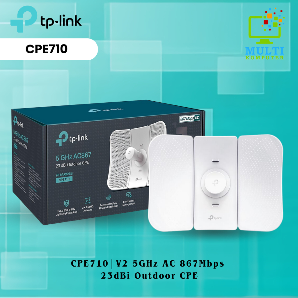 Jual CPE710 TP-LINK 5GHz AC 867Mbps 23dBi Outdoor TPLINK CPE 710 ...