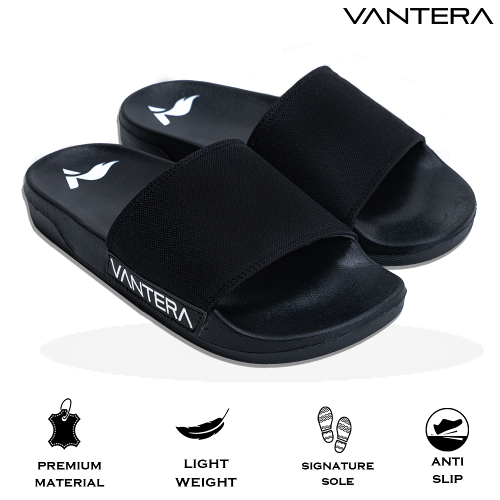 Jual Vantera Sandal Slide Pria Choisy Canvas Series | VTK-05 | Shopee ...