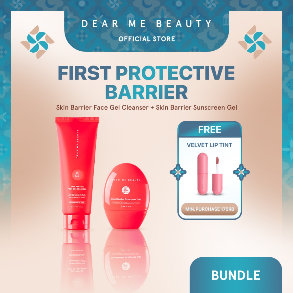 Jual Dear Me Beauty Bundle Perlindungan Pertama - Skin Barrier Face Gel ...