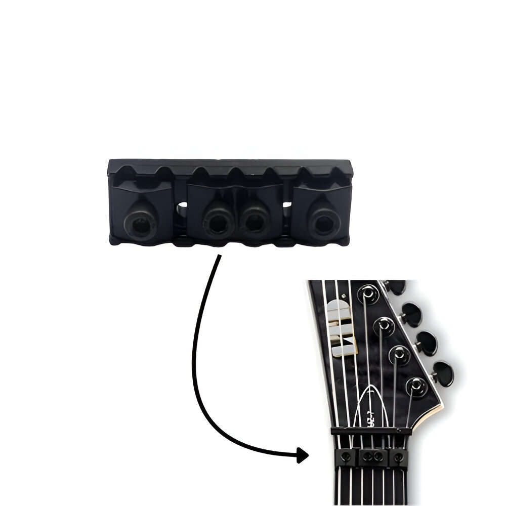 Jual Nut Tremolo Locking 7 String Senar 48mm Black | Shopee Indonesia