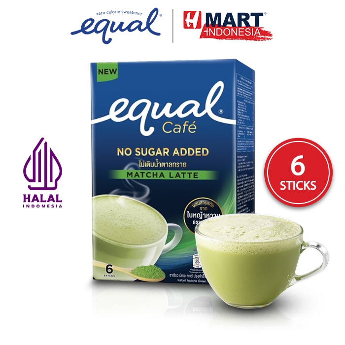 Jual Equal Cafe 3in1 Matcha Latte with Stevia - Bubuk Minuman Kopi Rasa ...