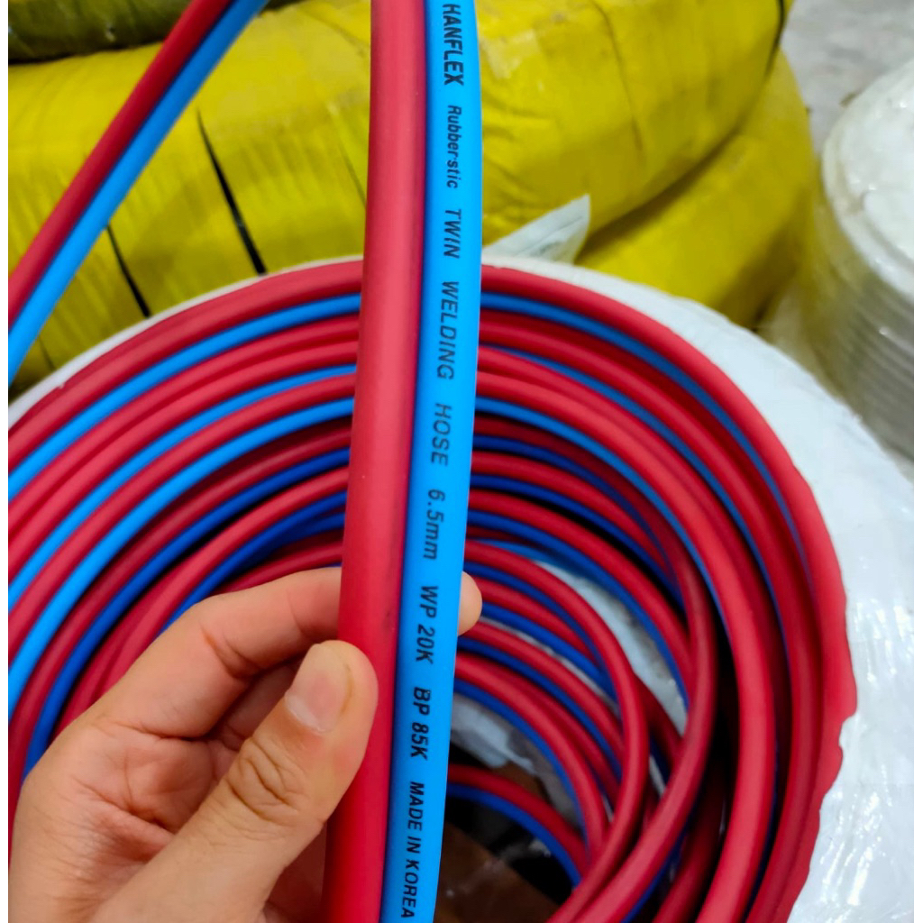 Jual Selang Las Double 1/4 x 1/4 / Twin Hose 1/4 x 1/4 Hanflex Korea ...
