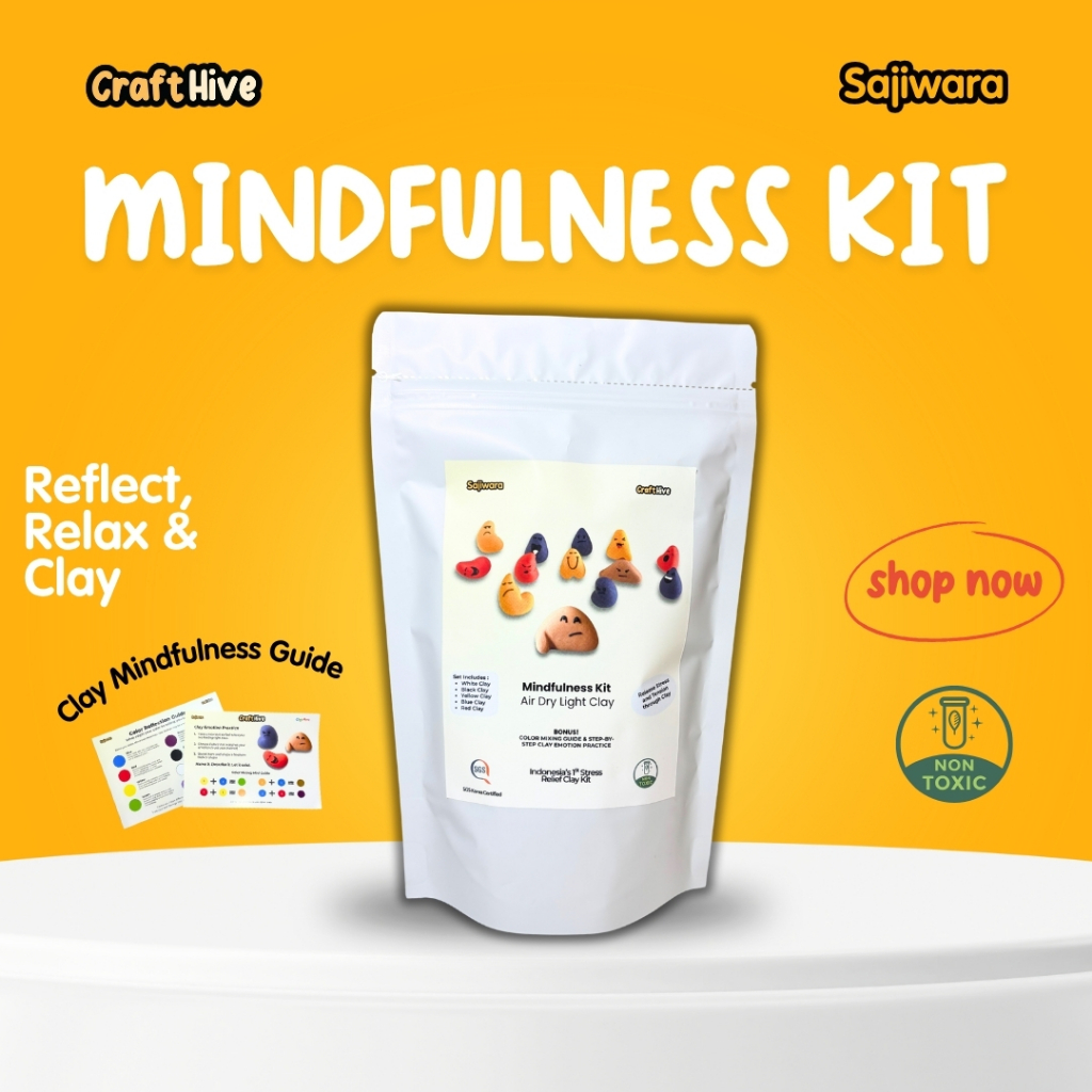 Jual Clay Mindfulness Kit | Relaxing, cocok untuk bersantai, dan ...