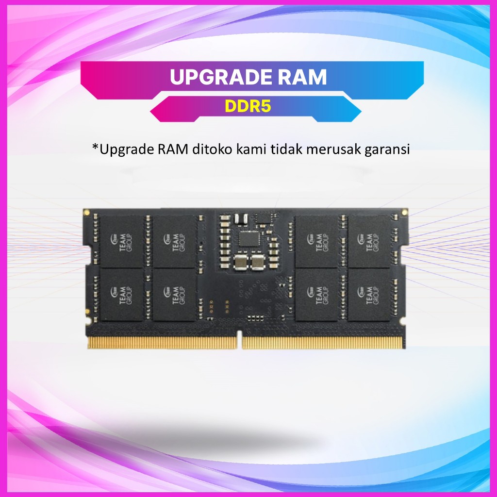 Jual RAM SODIMM DDR5 8GB / 12GB / 16GB / 32GB HIGH SPEED 4800Mhz ...
