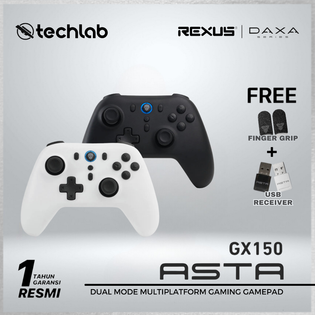 Jual Rexus Asta GX150 / GX-150 Wireless Dual Mode Gamepad Joystick ...