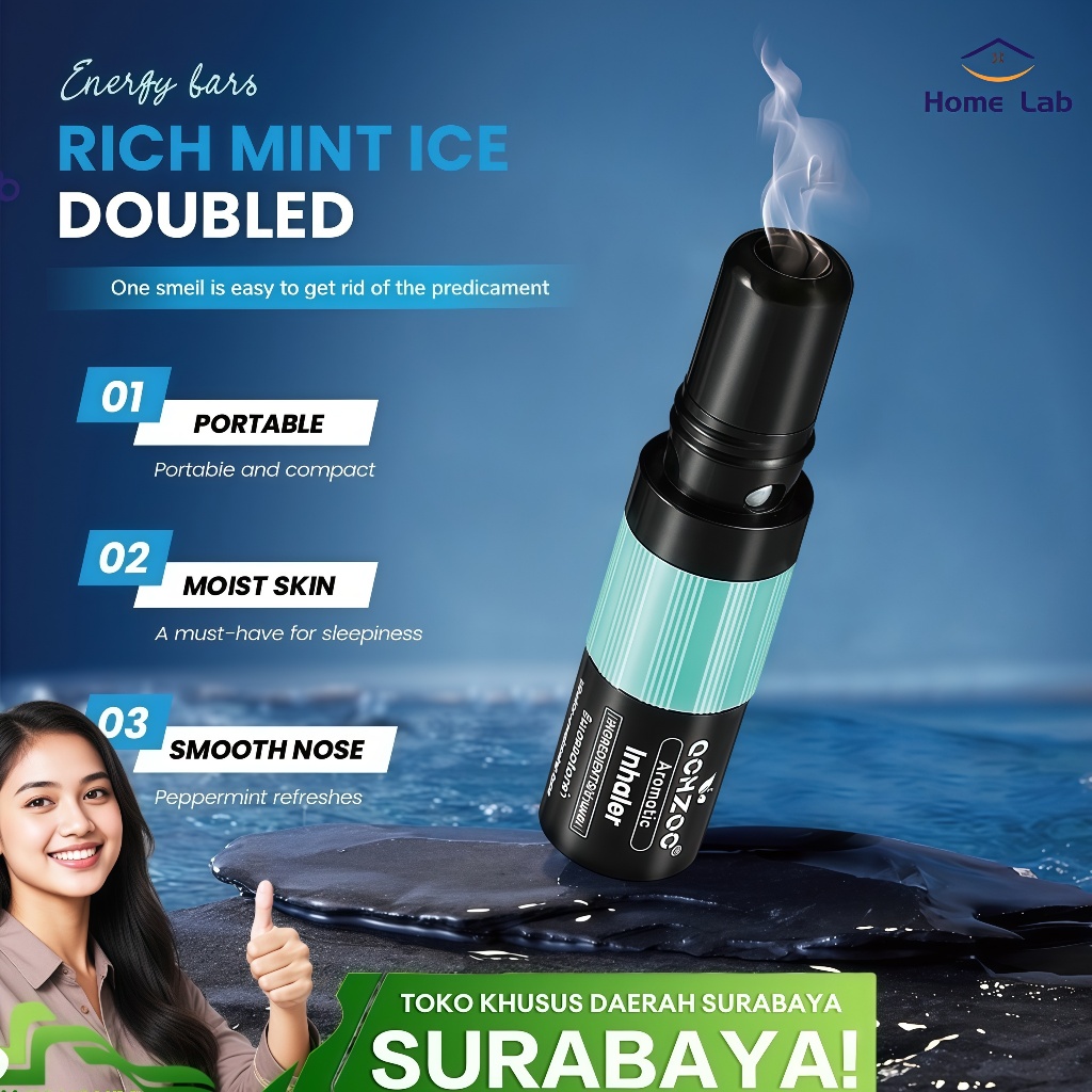 Jual Peppermint inhaler segar inhaler hidung mint menempel segar dan ...