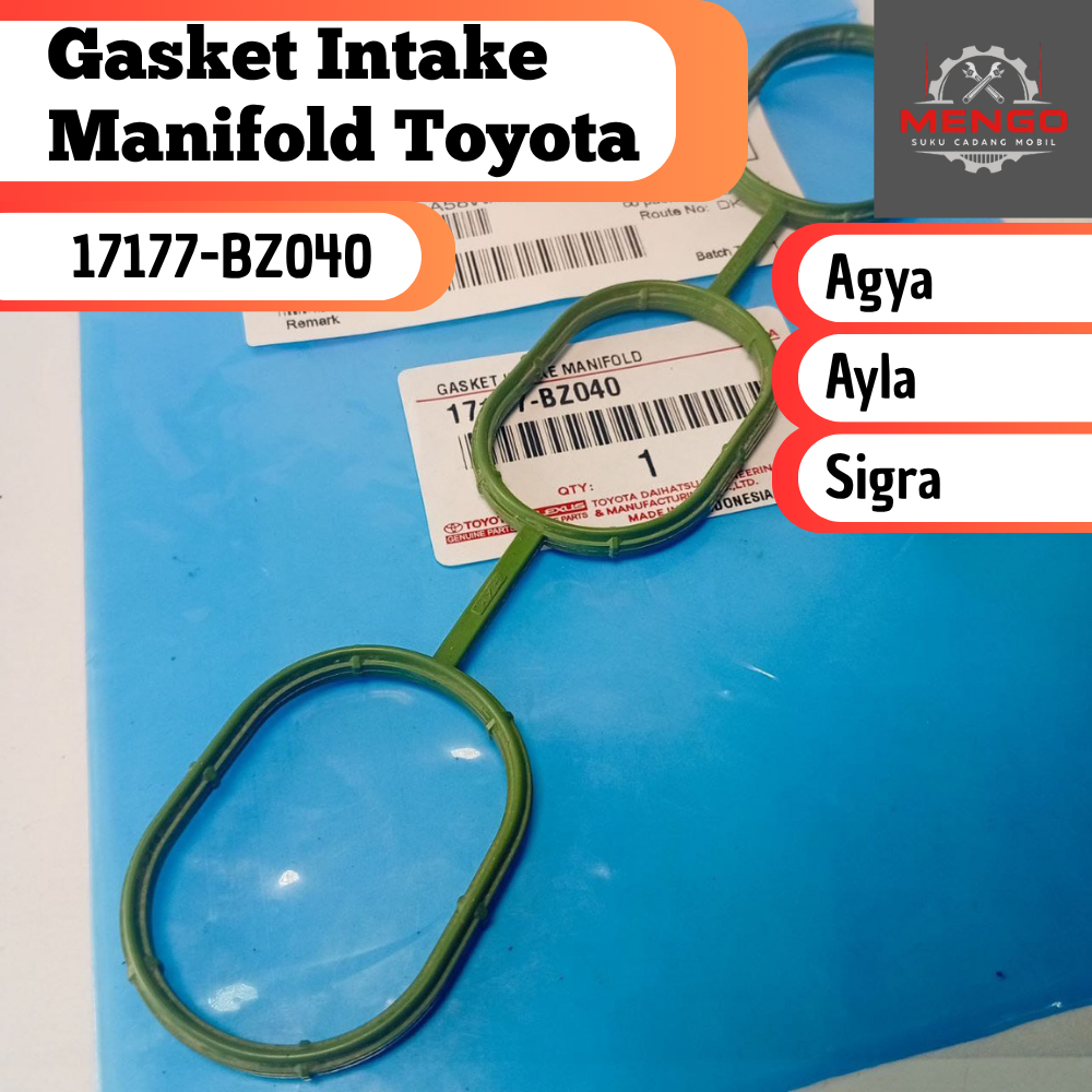 Jual Gasket Intake Manifold Toyota Agya Ayla Sigra 1.0CC 3 Silinder ...