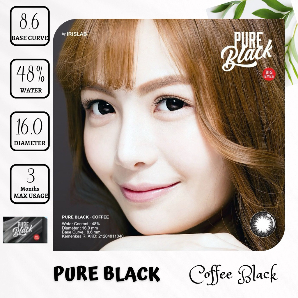 Jual Softlens Pure Black by IrisLab | Shopee Indonesia