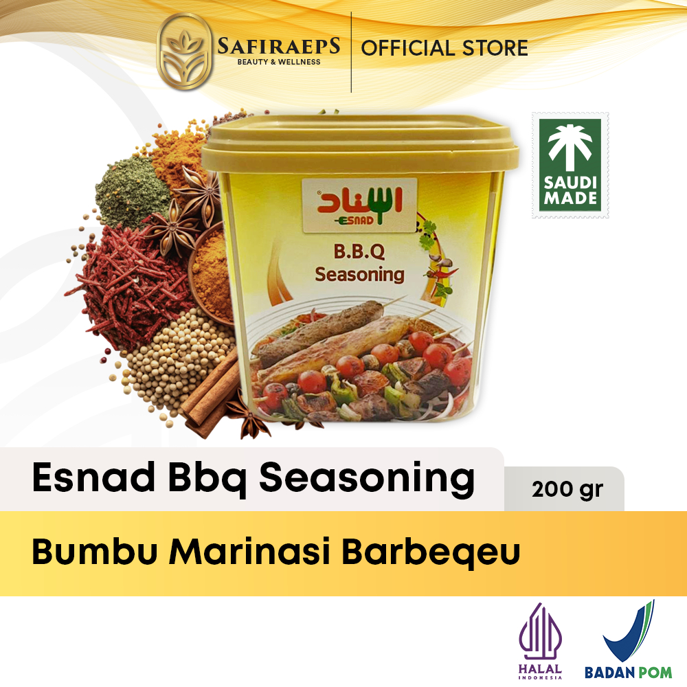 Jual Bumbu Esnad Barbeque Seasoning Asli Saudi Sudah BPOM Halal - Esnad ...