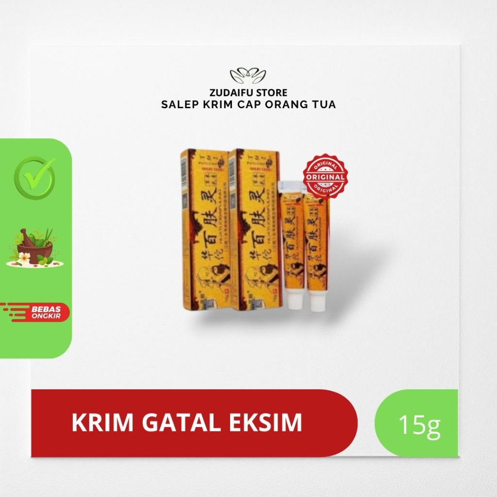 Jual Huatoubaifuling salep cap orang tua untuk eksim gatal | Shopee ...