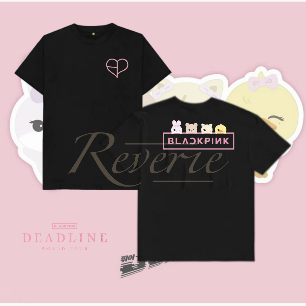 Jual KAOS BLACKPINK CHARACTER DEADLINE MERCH BAJU TSHIRT KPOP BP BLINK ...