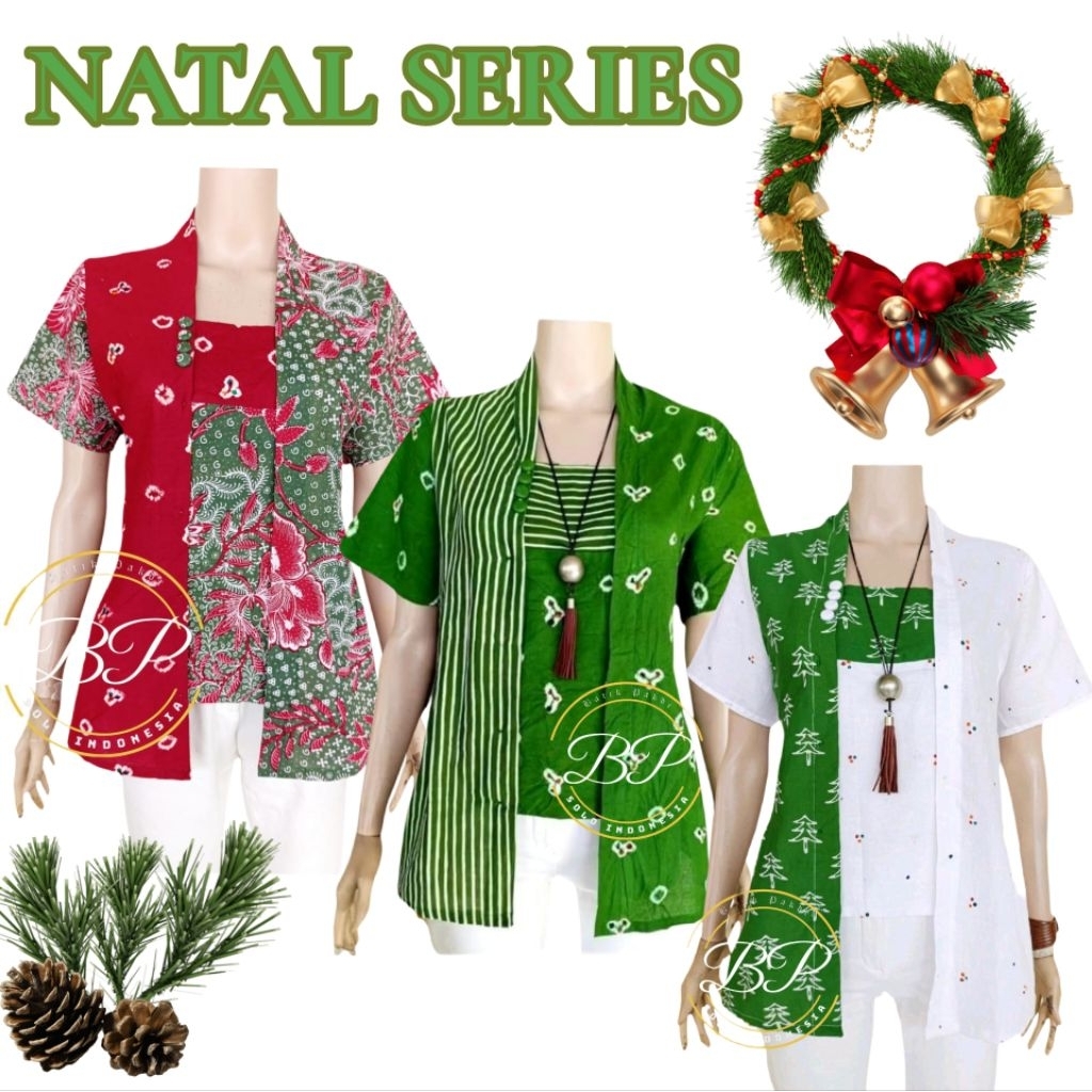 Jual BATIKPAKDE - Malintang Atasan Kebaya Kutu Baru Lengan Pendek ...