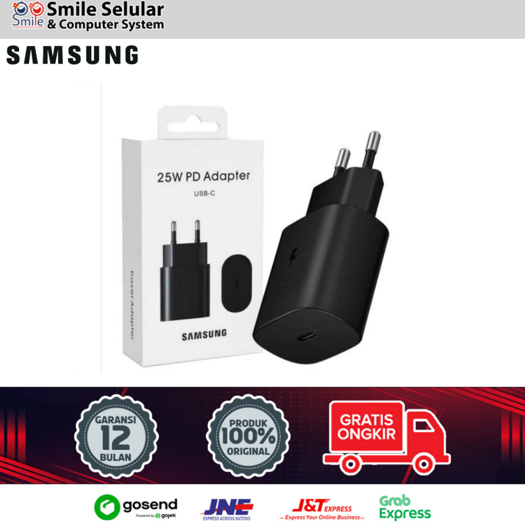 Jual Samsung Travel Adapter Fast Charging Type C 25W Original | Shopee ...