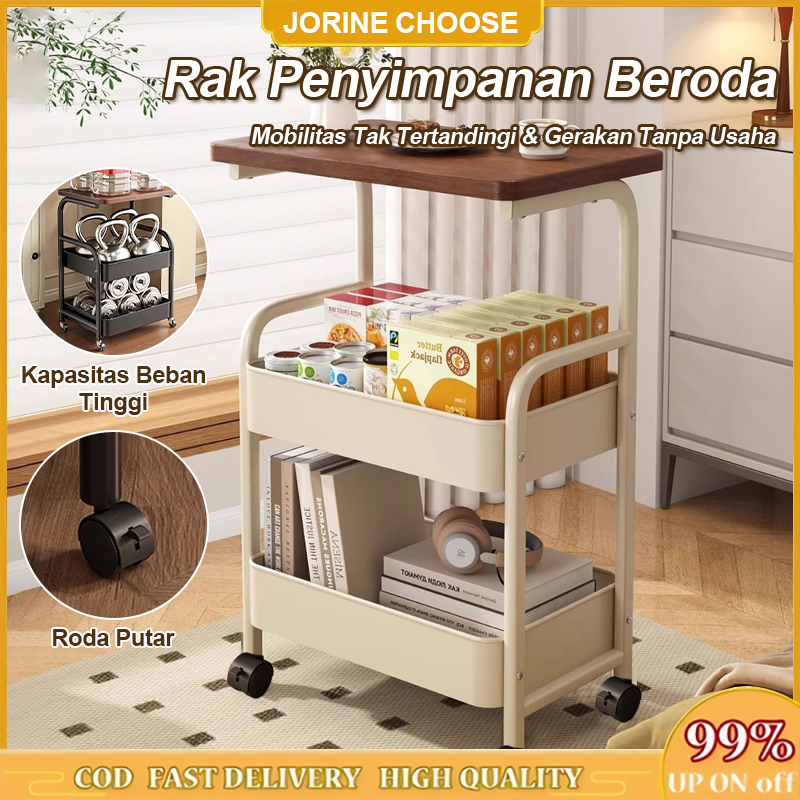 Jual Jorine Choose COD Rak Troli Berkapasitas Besar Multifungsi Dengan ...