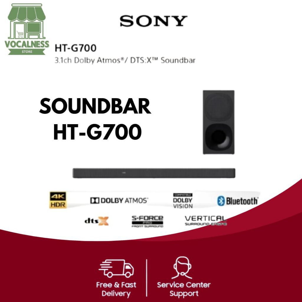Jual SONY HT-G700 - SPEAKER WIRELESS SOUNDBAR 3.1CH 400W DOLBY ATMOS ...