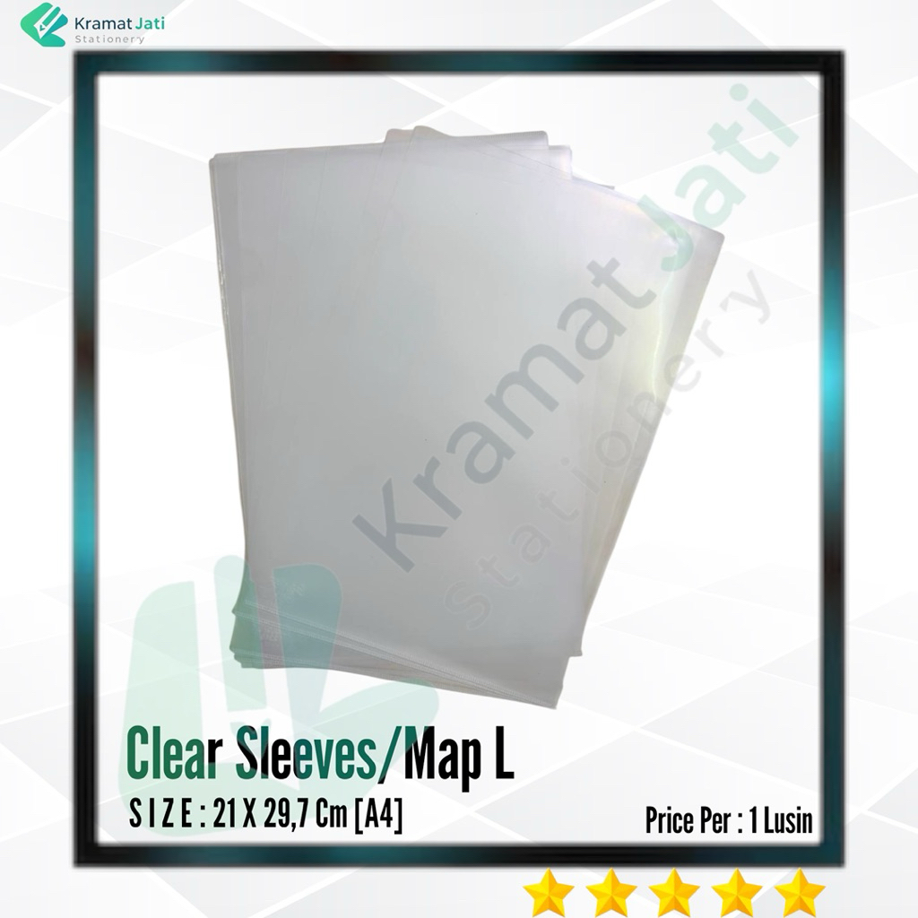 Jual Clear Slevees/Map - L A4 [1 Lusin] | Shopee Indonesia