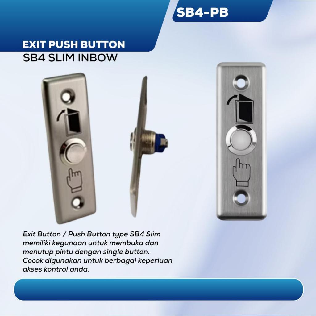 Jual Push Button Exit SB4 Stainless Steel - Tombol Buka Tutup Pintu ...