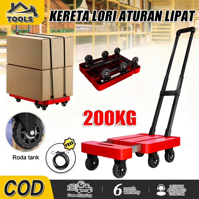 Jual Troli Lipat 200KG 6 Roda Multi Purpose untuk Pindahan Furniture ...
