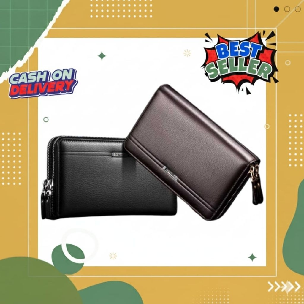 Jual Dompet Pria Kulit Model Panjang Vintage Handbag | Desain Elegan ...