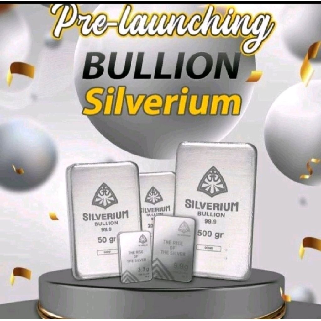 Jual LM Silverium Bullion 3,3 Gram dan 9.9 Gram (Free Logam Mulia 0,001 ...