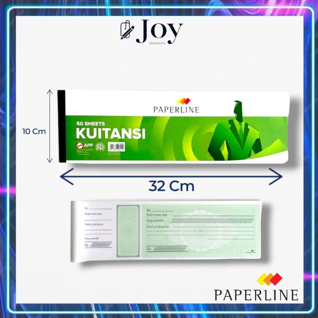 Jual PAPERLINE Buku Kuitansi/Kwitansi Besar (1 Pcs) | Shopee Indonesia
