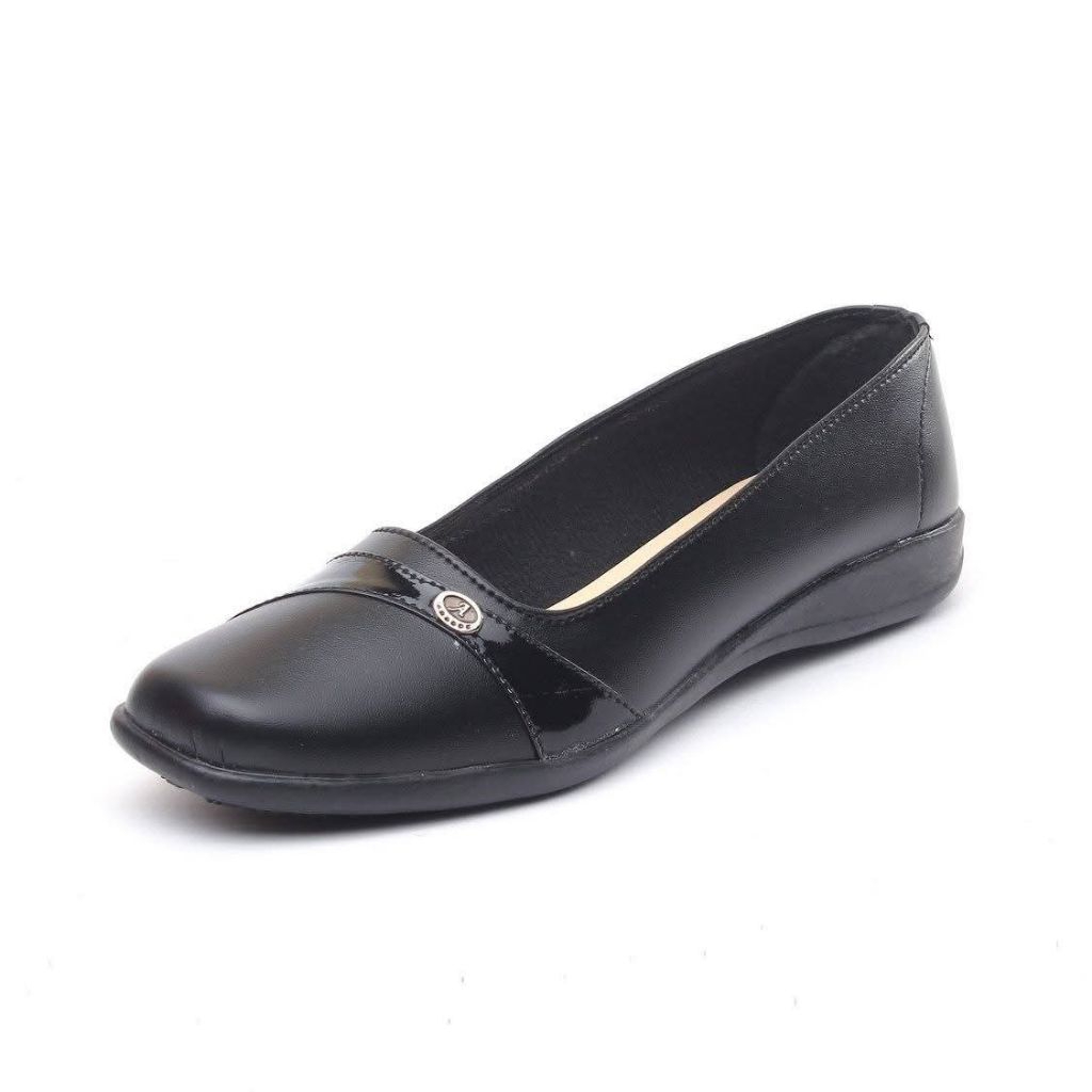 Jual SEPATU PANTOFEL WANITA FORMAL FULL HITAM PANTOFEL CEWEK UNTUK ...