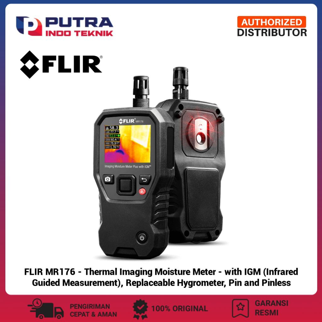 Jual FLIR MR176 - Thermal Imaging Moisture Meter - with IGM (Infrared ...