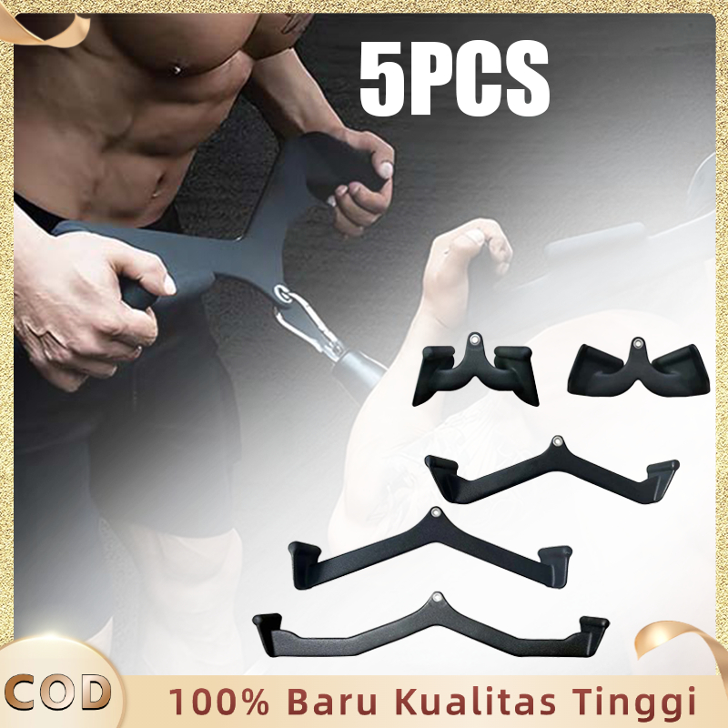Jual 5pcs/Set Grip Bar Handle Pull Down Mag Grip Power Grip Lat Pull ...