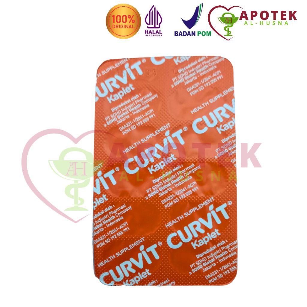 Jual Curvit Strip Isi 10 Tablet | Untuk Meningkatkan Nafsu Makan ...