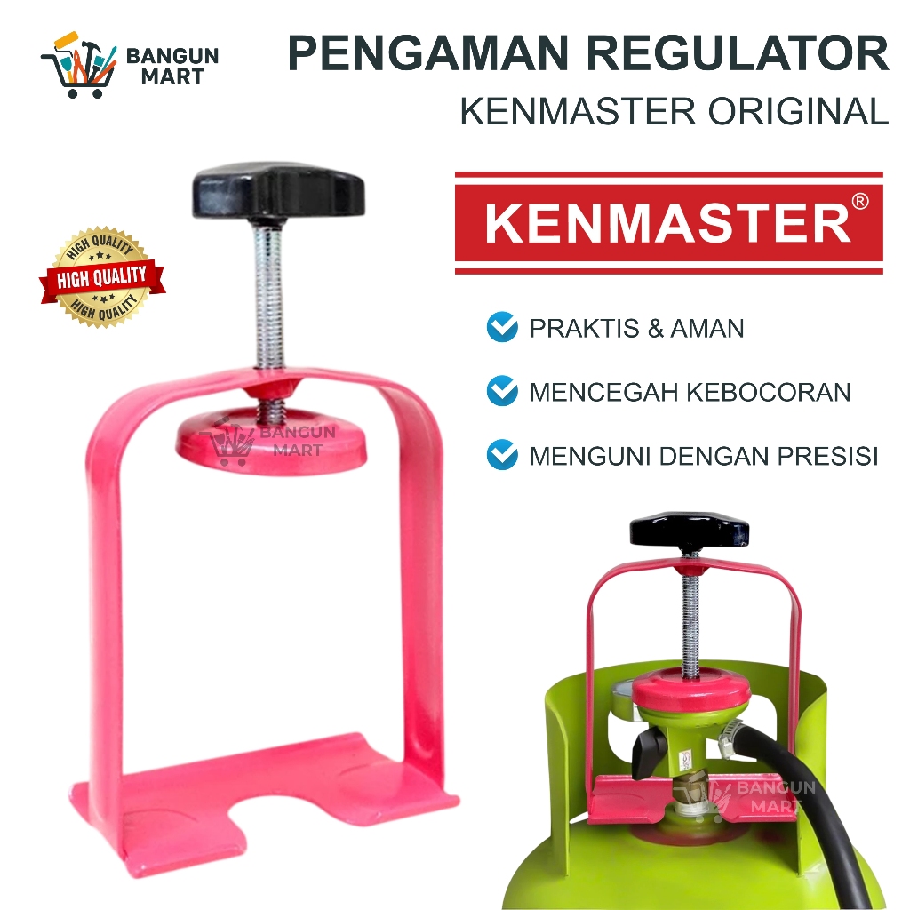 Jual Pengaman regulator gas LPG 3 12kg Kenmaster / Alat Pengaman ...