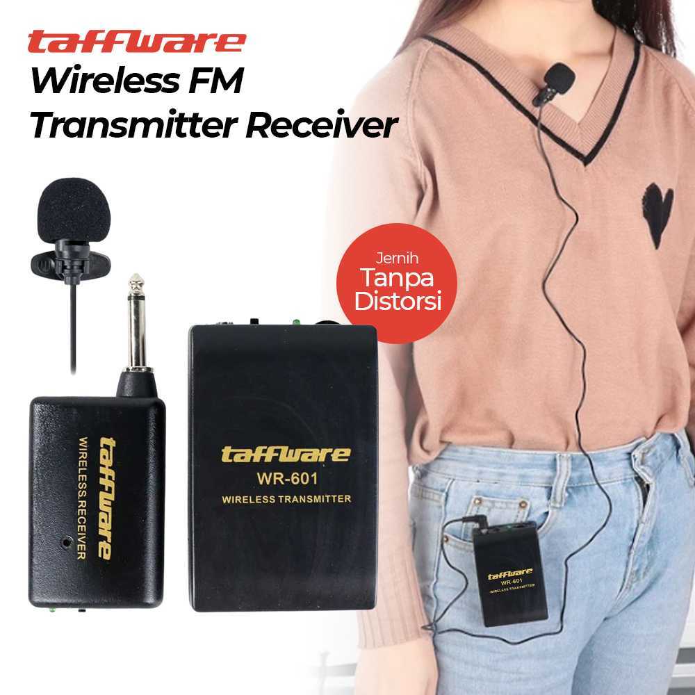 Jual Taffware Wireless FM Transmitter Receiver Pro Microphone WR-601 ...