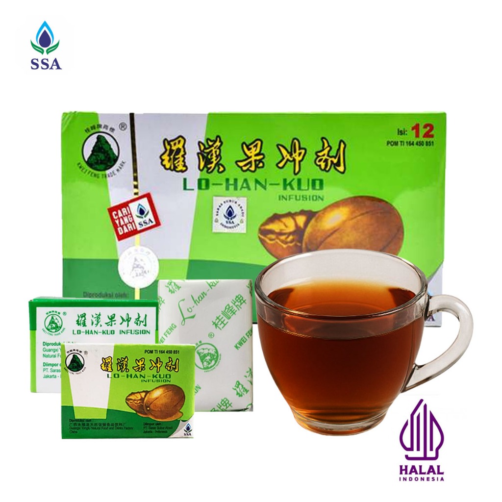 Jual Lo Han Kuo Infusion SSA Lohankuo Luo Han Kuo Cong Ci 12 Tablet ...