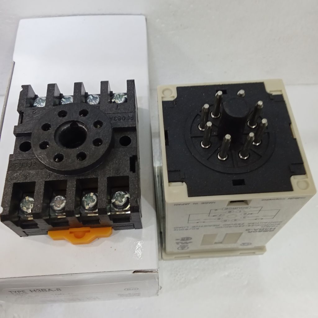 Jual timer H3BA-8 h3ba8 48V AC/DC original produk omron | Shopee Indonesia
